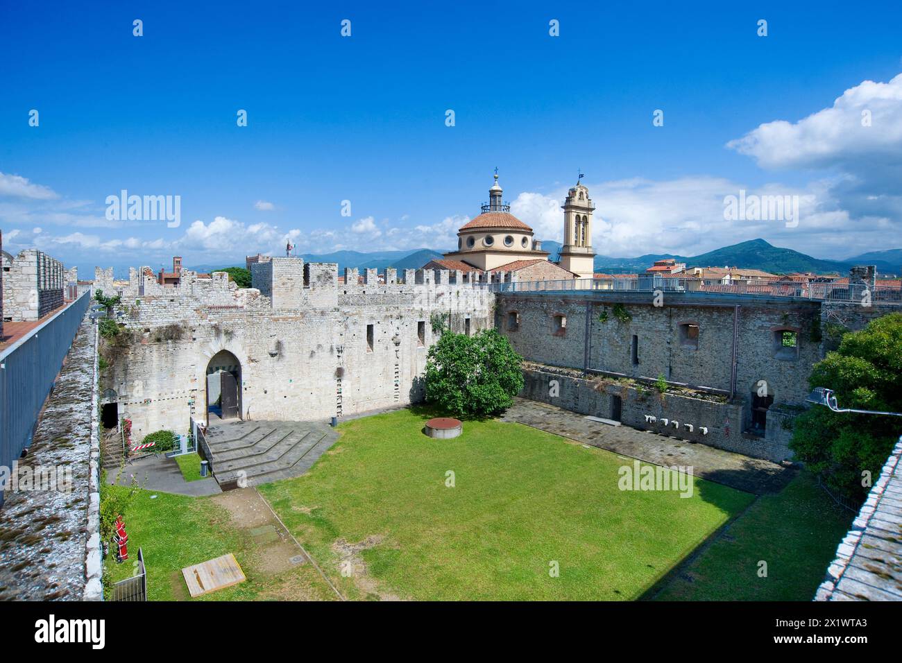 Castle of Emperor Frederick Ii. Prato. Tuscany. Italy Stock Photo - Alamy