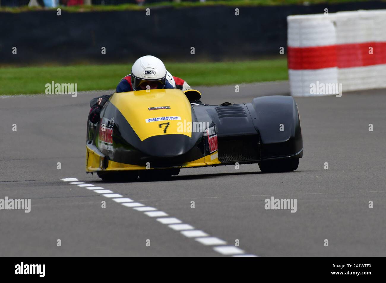 Brian Gray, Sarah Stokoe, LCR-Yamaha, First time at Goodwood a Sidecar ...