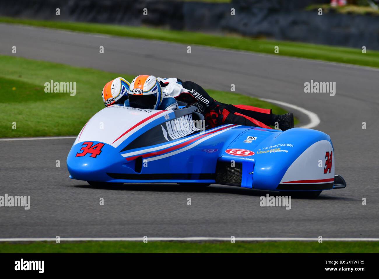 Sam Christie, Tom Christie, LCR Yamaha YZF-R6, First time at Goodwood a ...