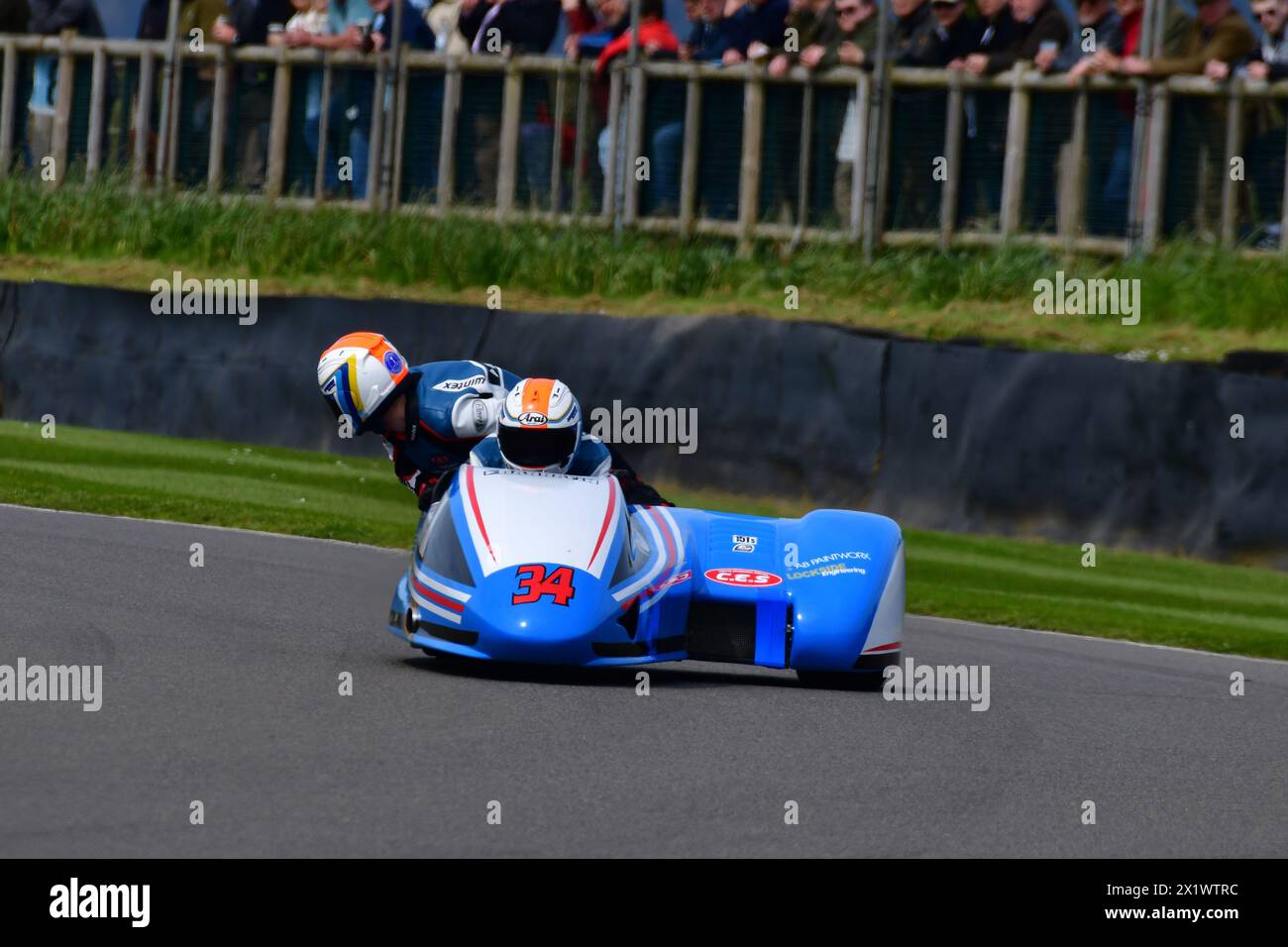Sam Christie, Tom Christie, LCR Yamaha YZF-R6, First time at Goodwood a ...