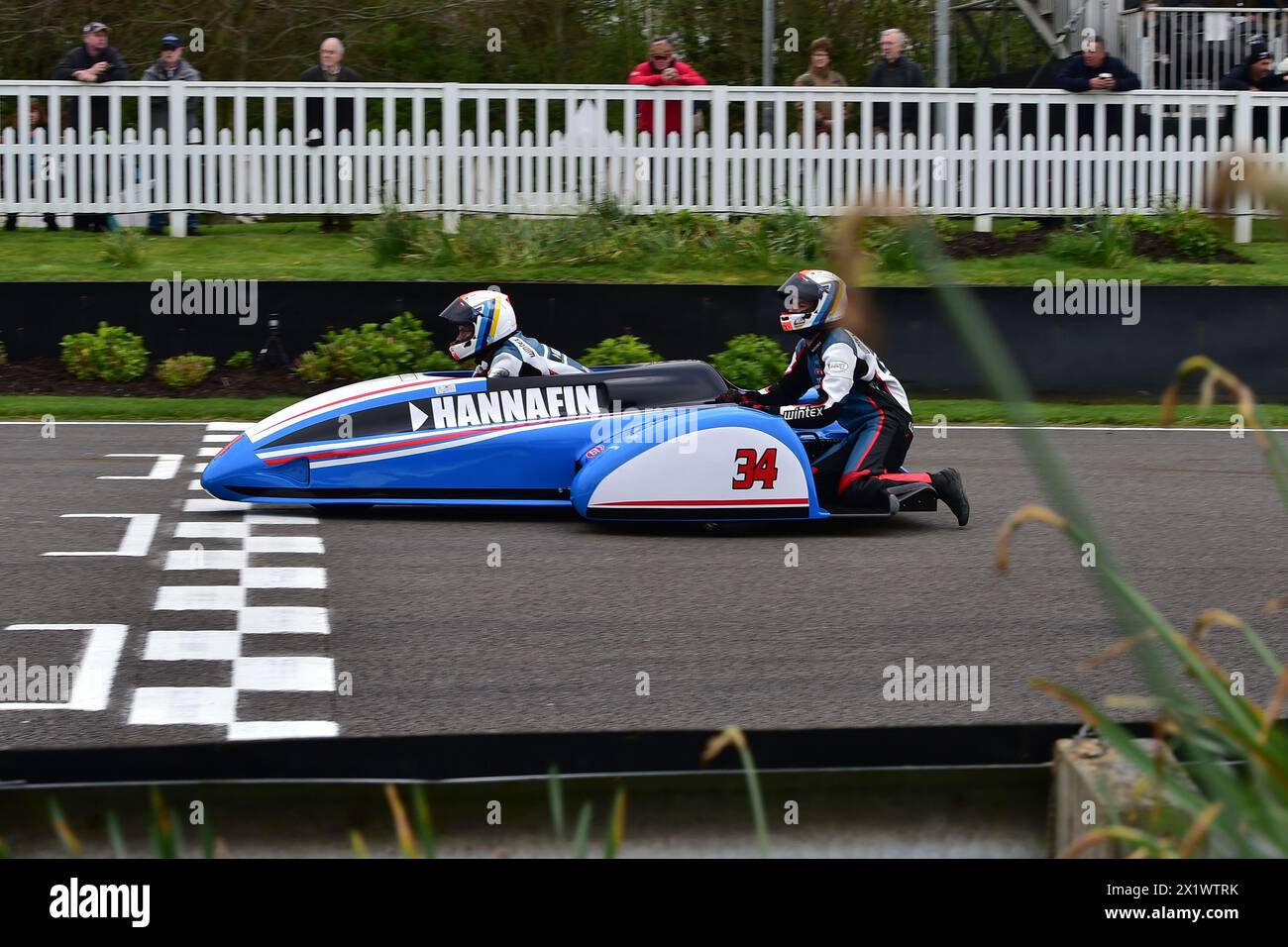 Sam Christie, Tom Christie, LCR Yamaha YZF-R6, First time at Goodwood a ...