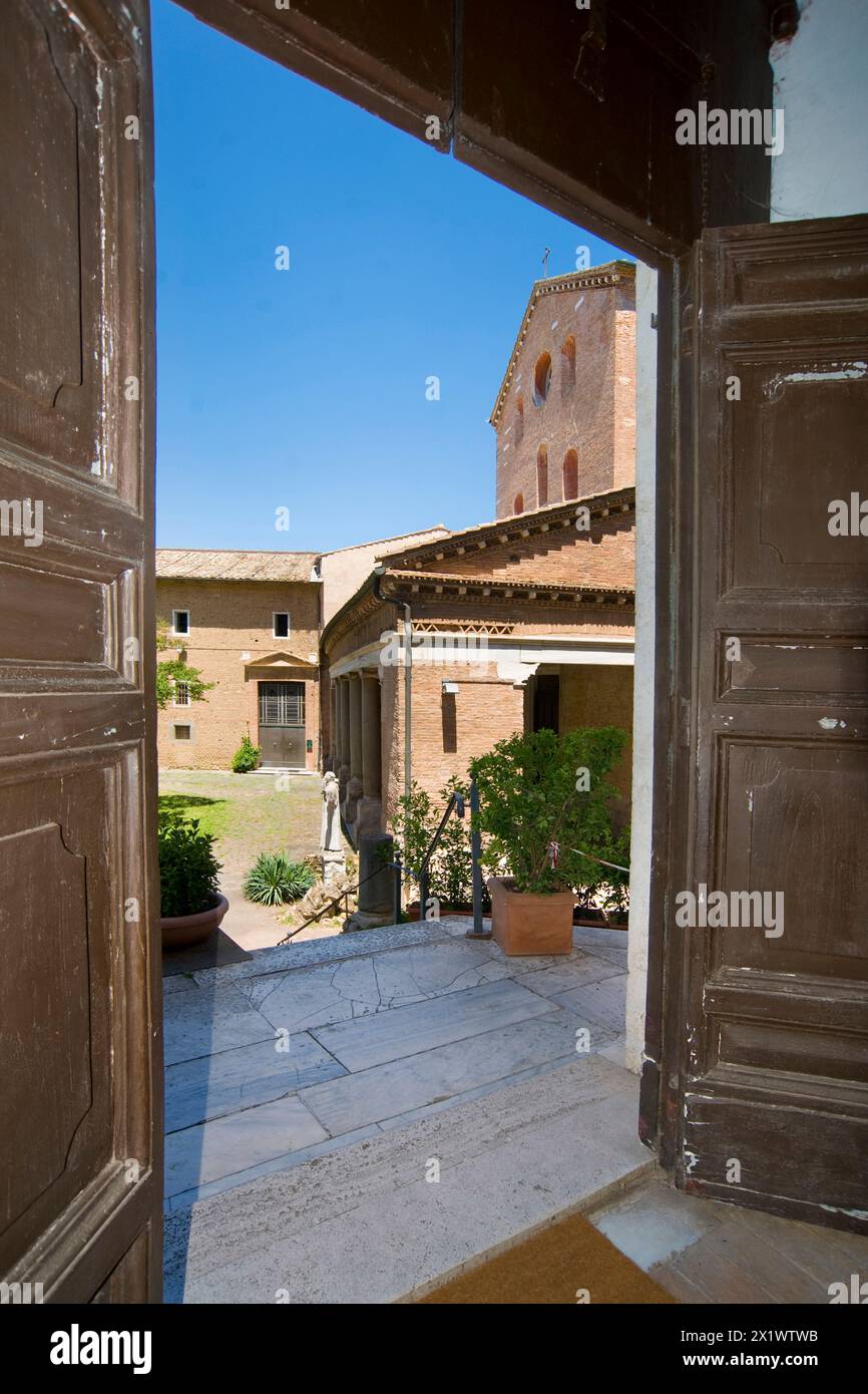 Church of Saints Vincent and Anastasius. Tre Fontane Abbey. Rome. Lazio ...