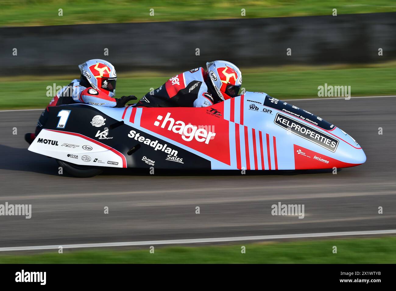 Ben Birchall, Kevin Rousseau, LCR-Honda CBR600, First time at Goodwood ...