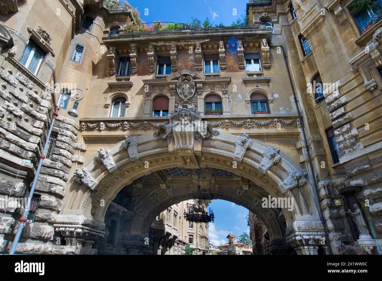 Palazzo Degli Ambasciatori. Coppedè District. Rome. Lazio. Italy Stock ...