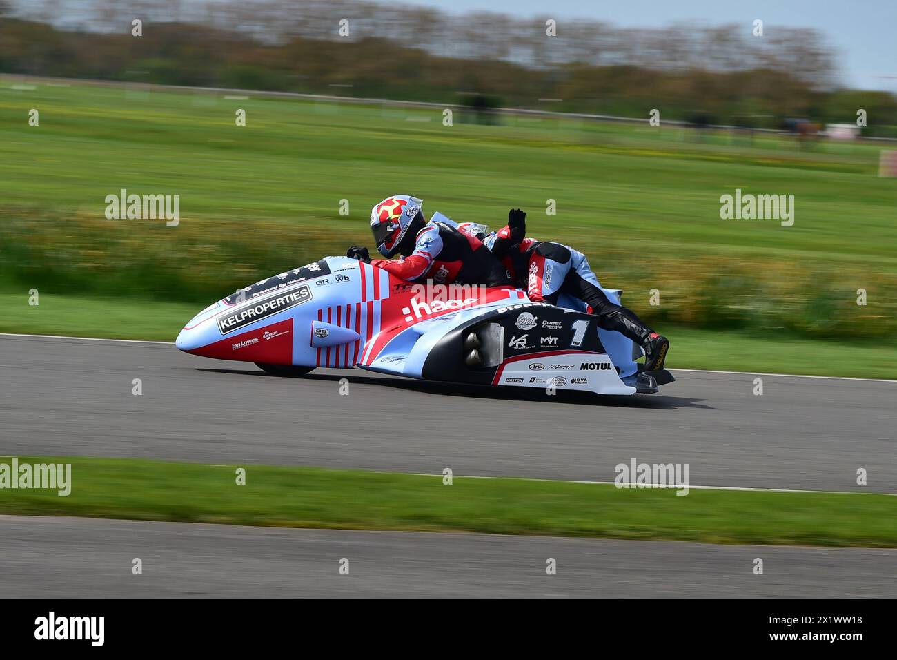 Ben Birchall, Kevin Rousseau, LCR-Honda CBR600, First time at Goodwood ...