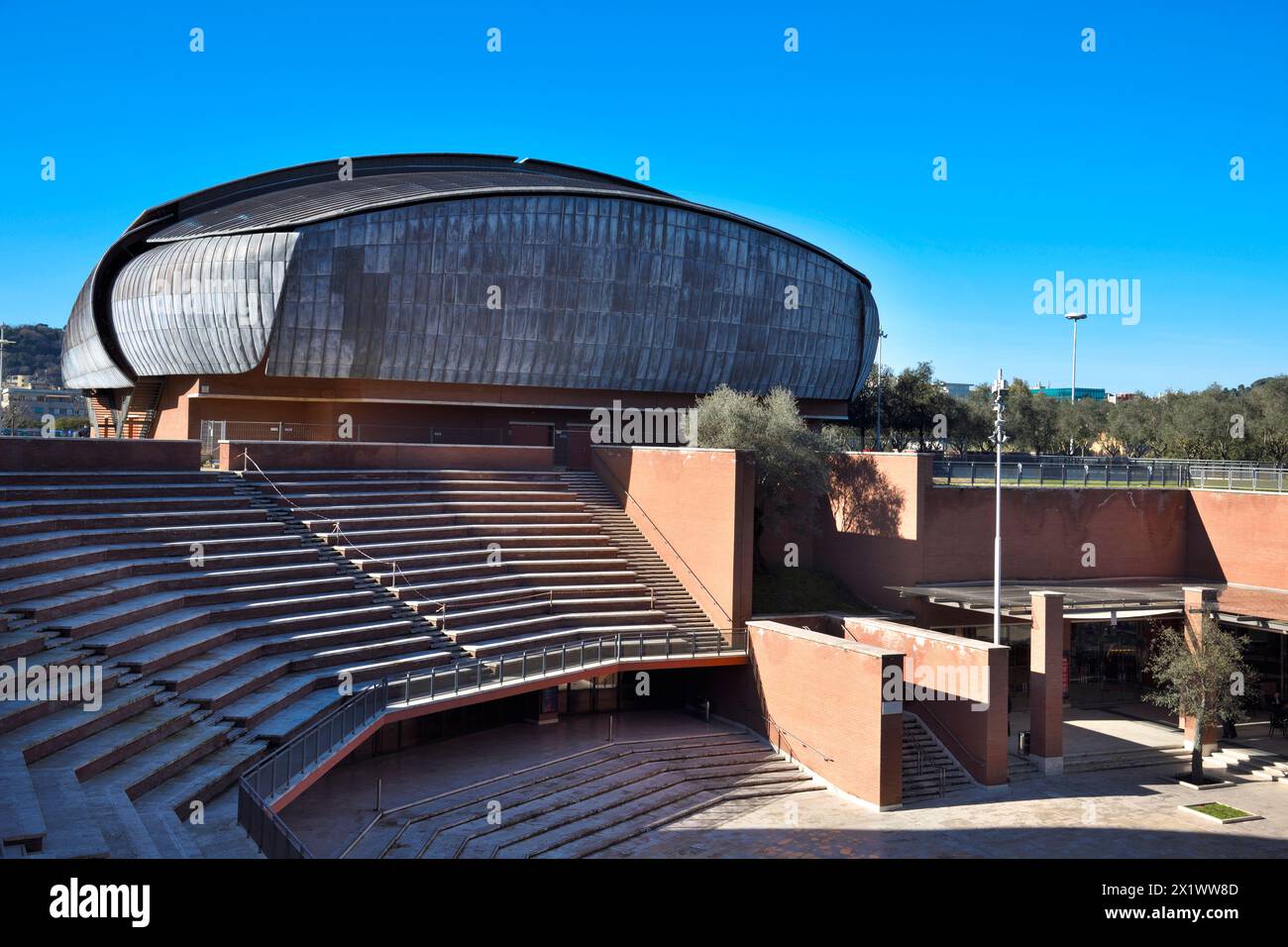 Renzo Piano Music Park Auditorium. Rome. Lazio. Italy Stock Photo - Alamy