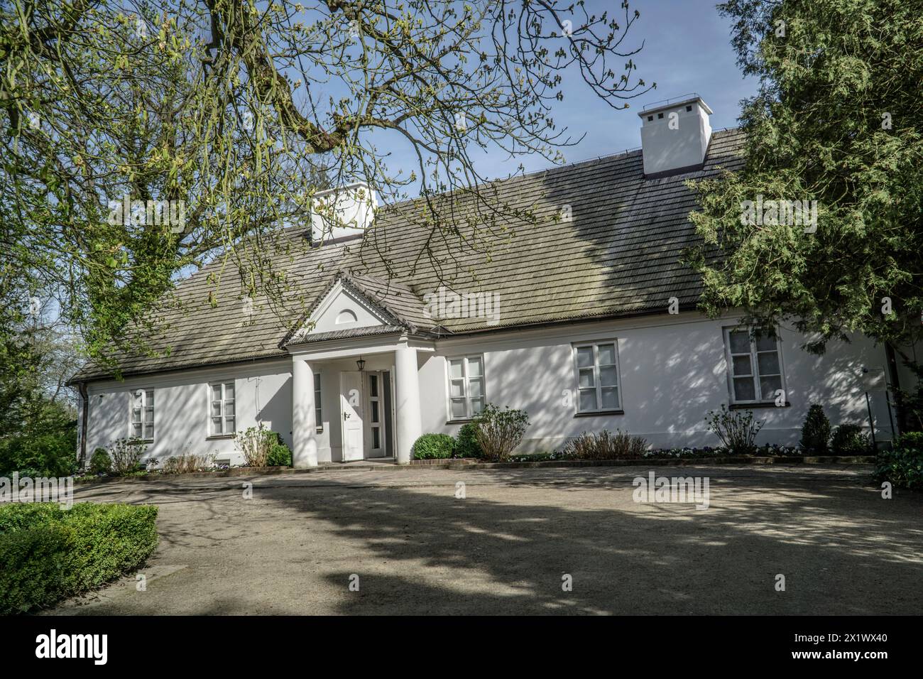 Zelazowa Wola, Poland - April 7th, 2024 - Manor house - birthplace of ...