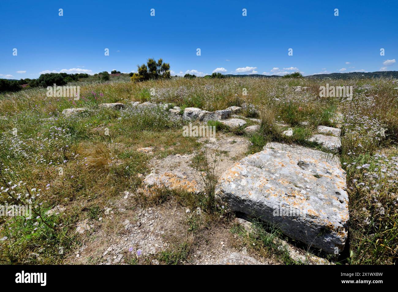 Anàktoron with the Prince's Palace. Pantalica. Anapo Valley. Sortino ...