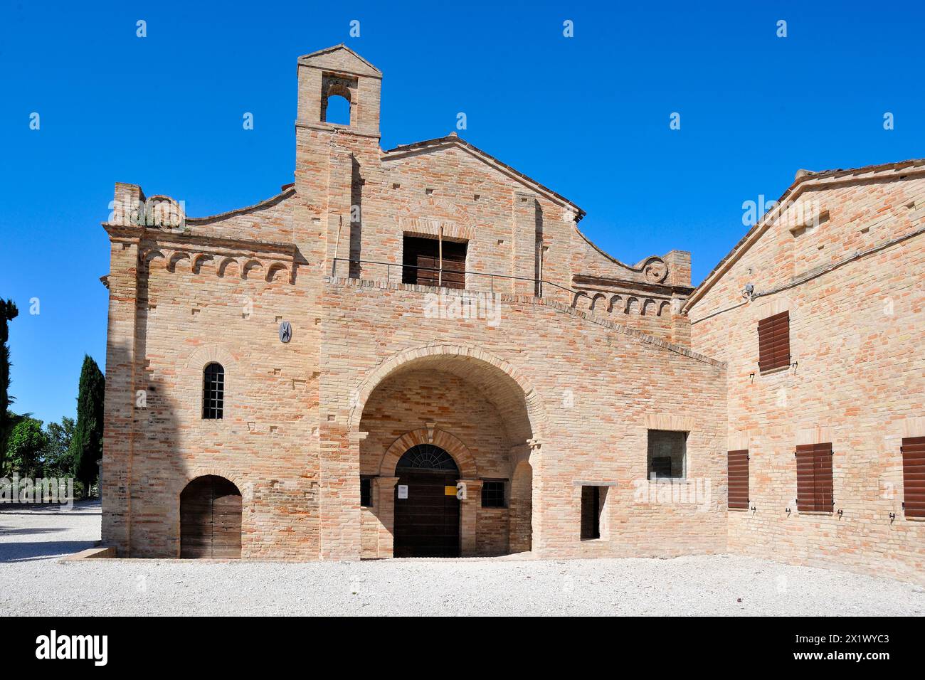 Imperial Basilica of Santa Croce Al Chienti. Sant'elpidio A Mare ...