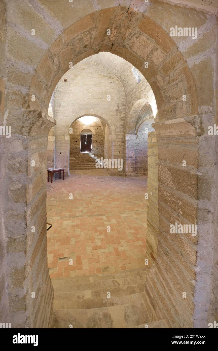 Church. Abbey of Sant'urbano. Apiro. Marche. Italy Stock Photo - Alamy