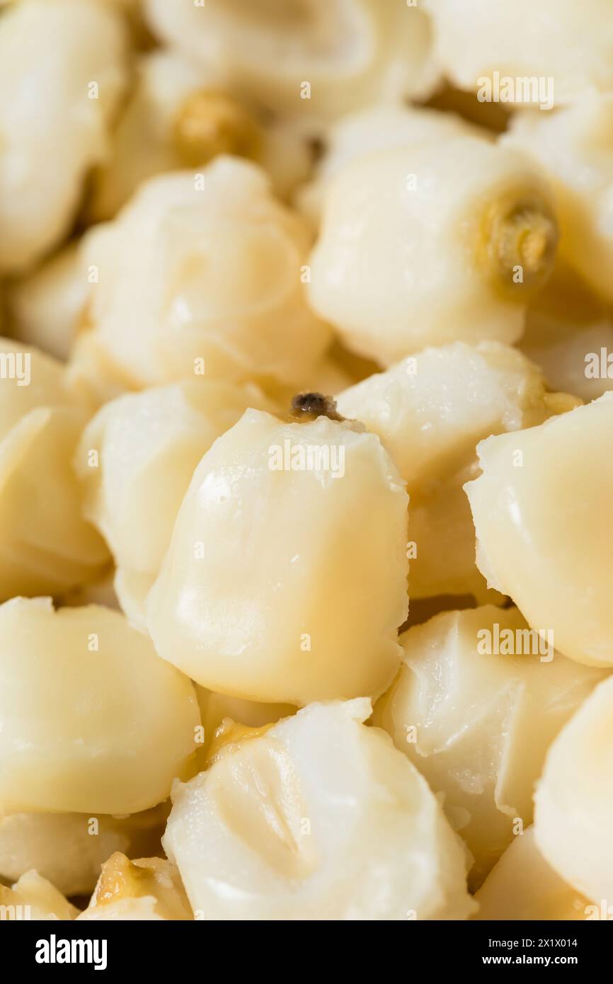 Raw Cooked White Mexican Hominy Corn in a Bowl Stock Photo - Alamy