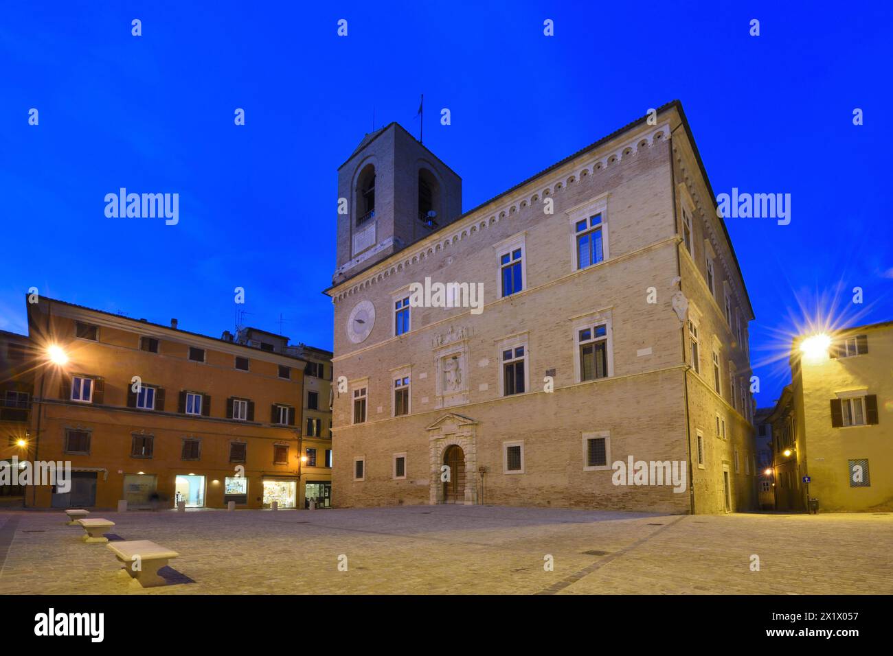 Palazzo Della Signoria. Jesi. Marche. Italy Stock Photo - Alamy