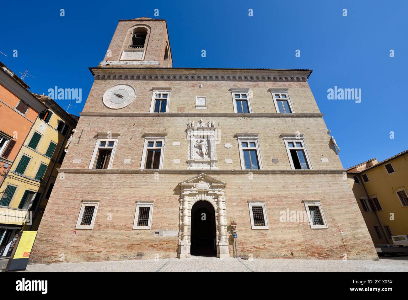 Palazzo Della Signoria. Jesi. Marche. Italy Stock Photo - Alamy