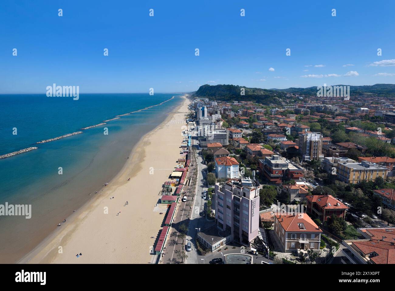 Pesaro beach italy hi-res stock photography and images - Alamy