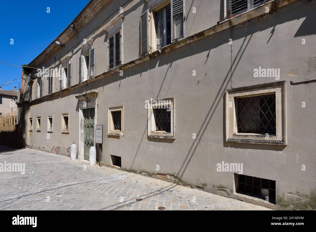 Palazzo Antici Matteo. Recanati. Marche. Italy Stock Photo - Alamy