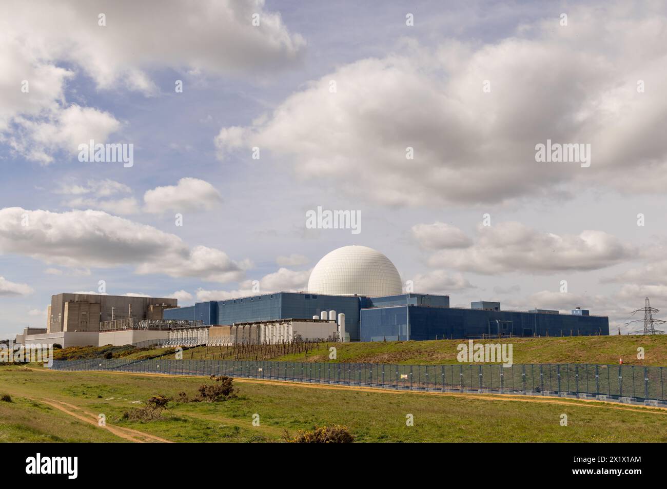 Sizewell B nuclear power station next to the site of the forthcoming ...