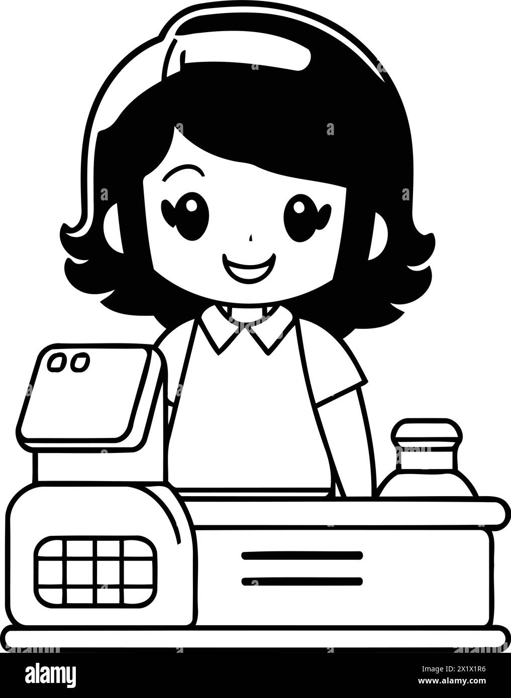 Register illustration Black and White Stock Photos & Images - Alamy