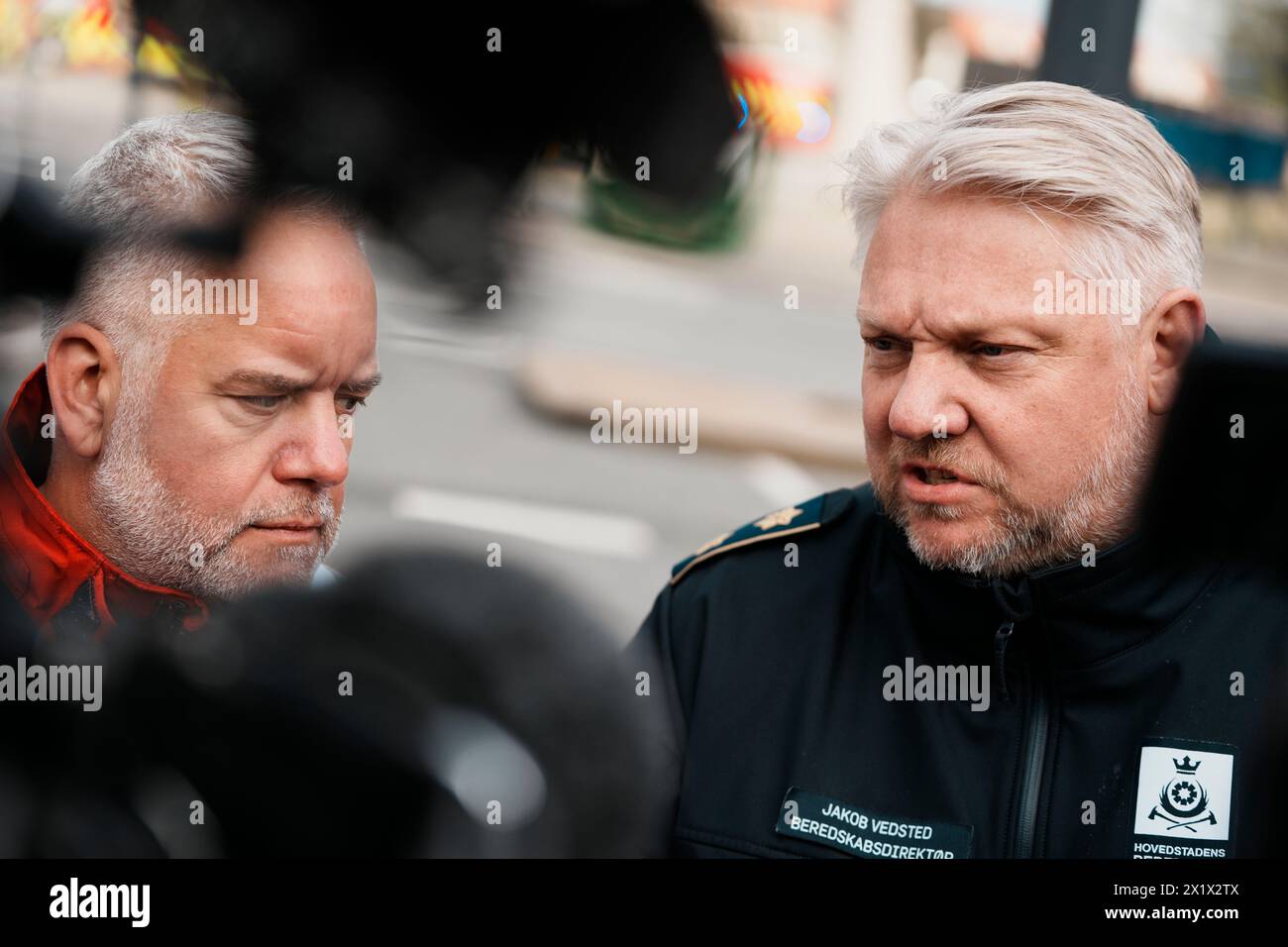 Press briefing with incident commander Tim Ole Simonsen from the ...