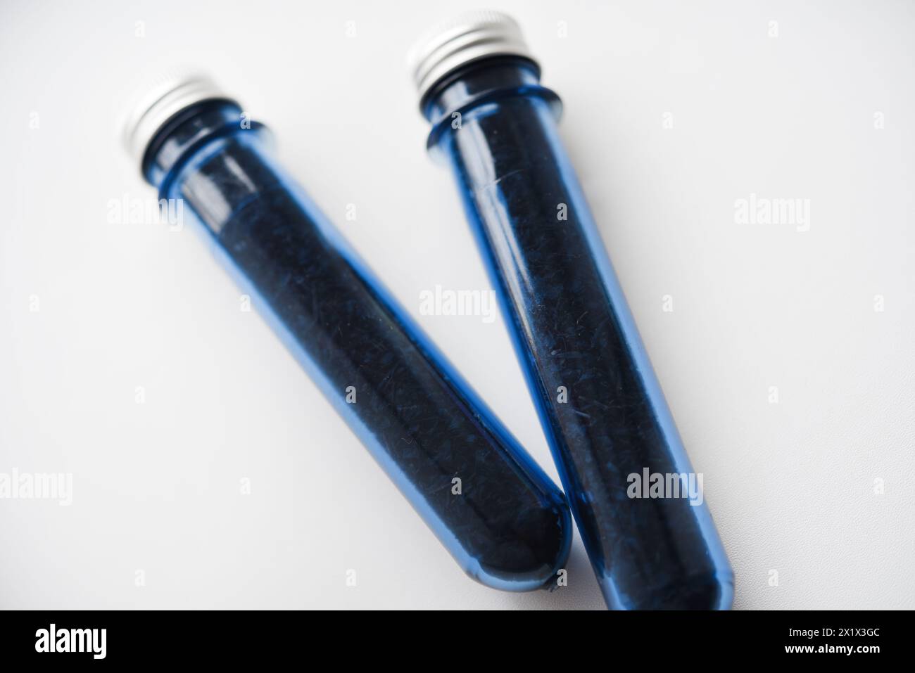 Two blue plastic flasks with a shiny lid. Flasks with tea inside Stock ...