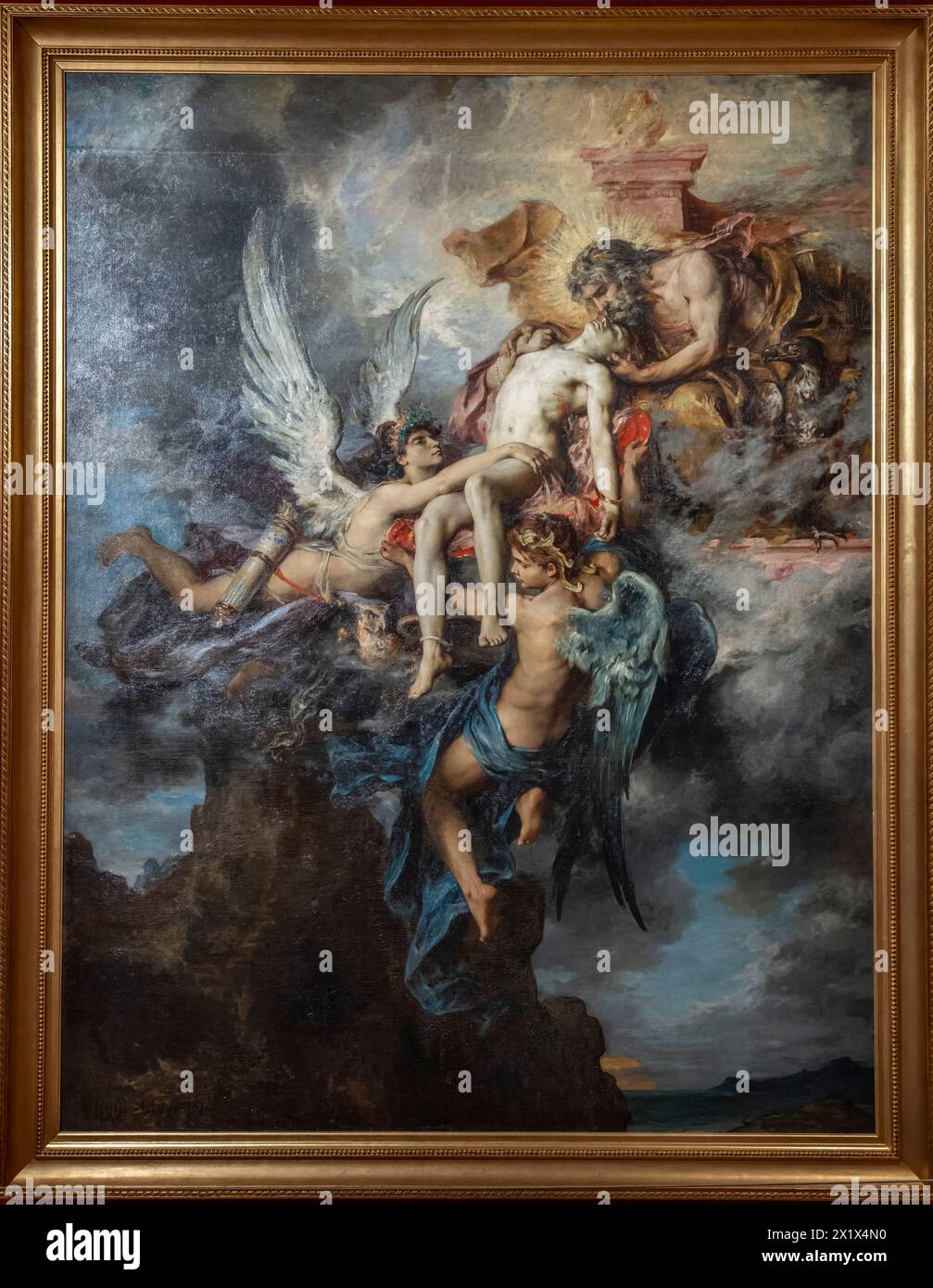 Paris, France - 04 12 2024: Orsay Museum. Sarpédon painted by Henri Lévy Stock Photo - Alamy