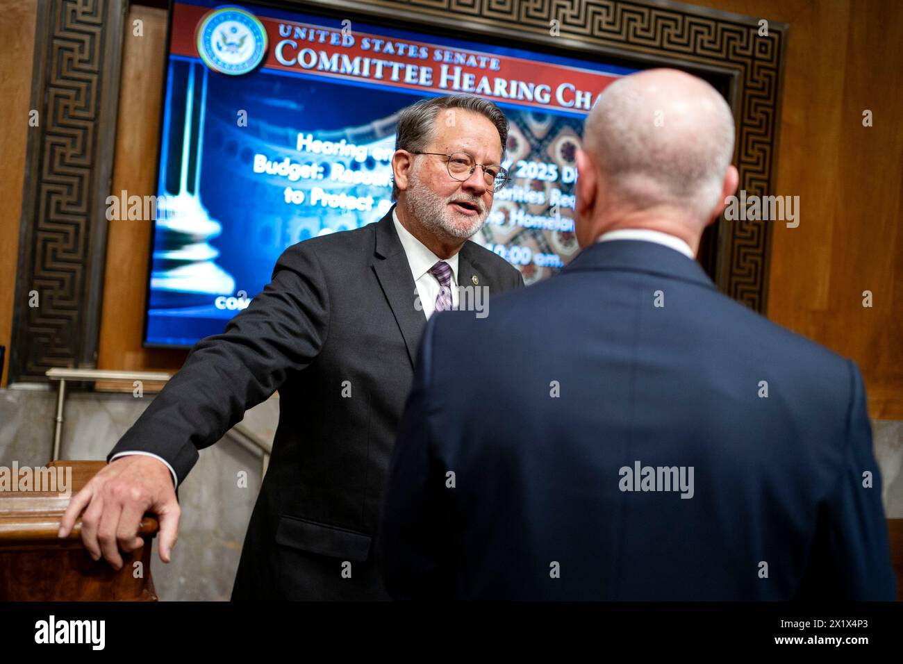 Washington, United States. 18th Apr, 2024. Chairman of the Senate ...