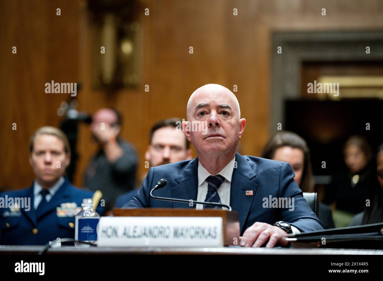 Washington, United States. 18th Apr, 2024. Secretary of the Department ...