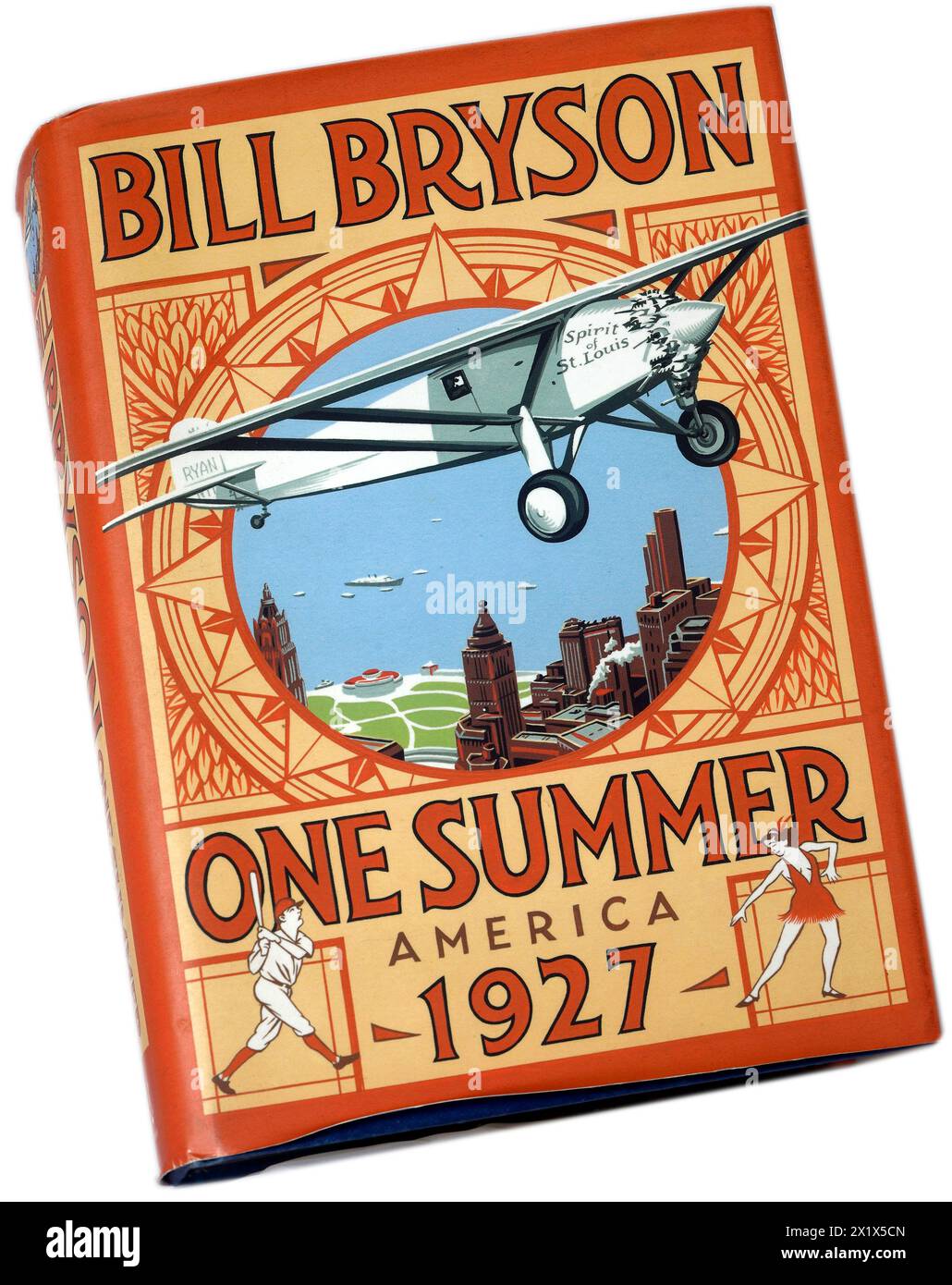 One Summer, America 1927 by Bill Bryson. Studio set up of a book cover ...