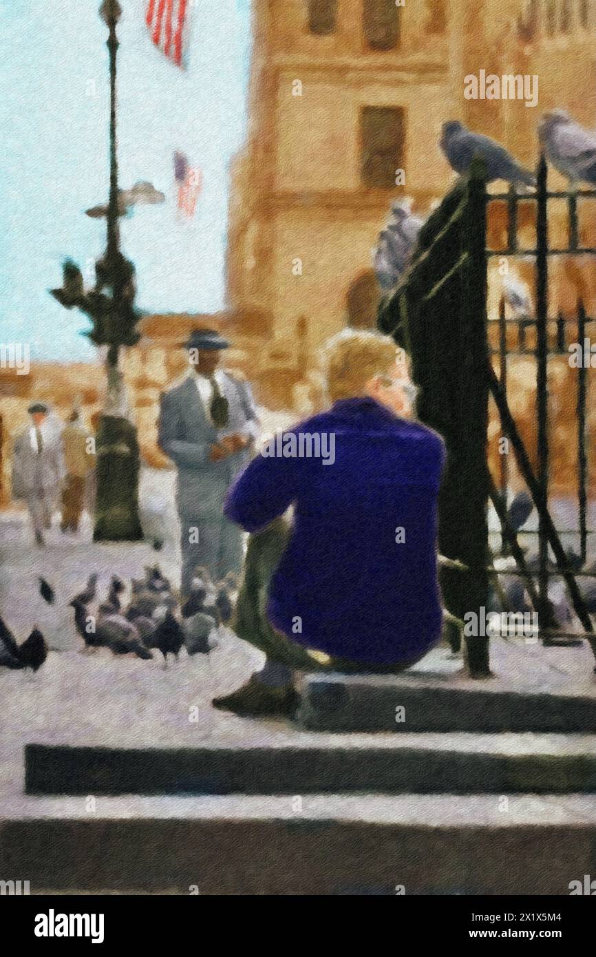 Father duffy square hi-res stock photography and images - Alamy