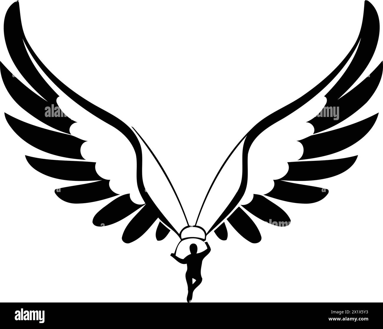 Parachutist man Stock Vector Images - Alamy