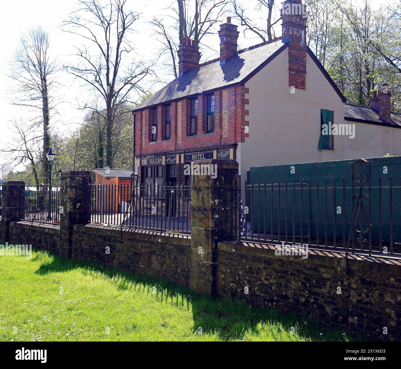 The Vulcan public house near completion at , St Fagans, National Museum ...