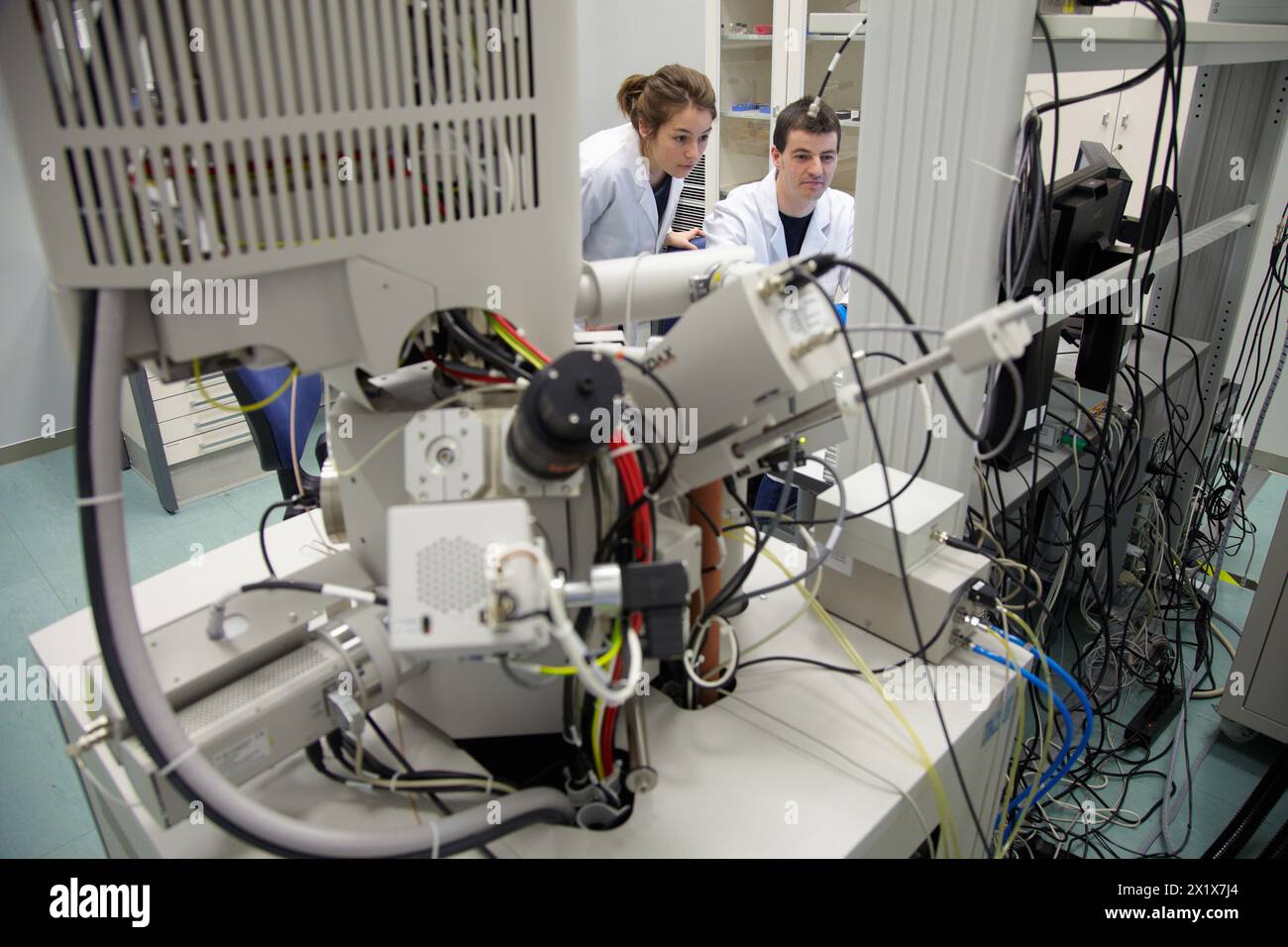 Objects under electron microscope hi-res stock photography and images ...