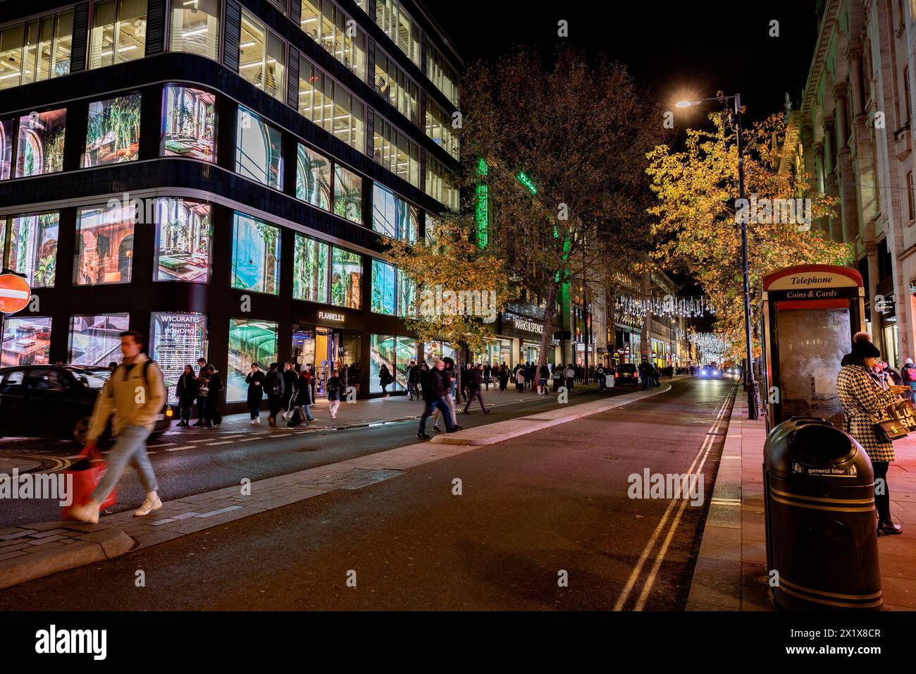 London TfL buses at nighttime - England, United Kingdom Stock Photo - Alamy