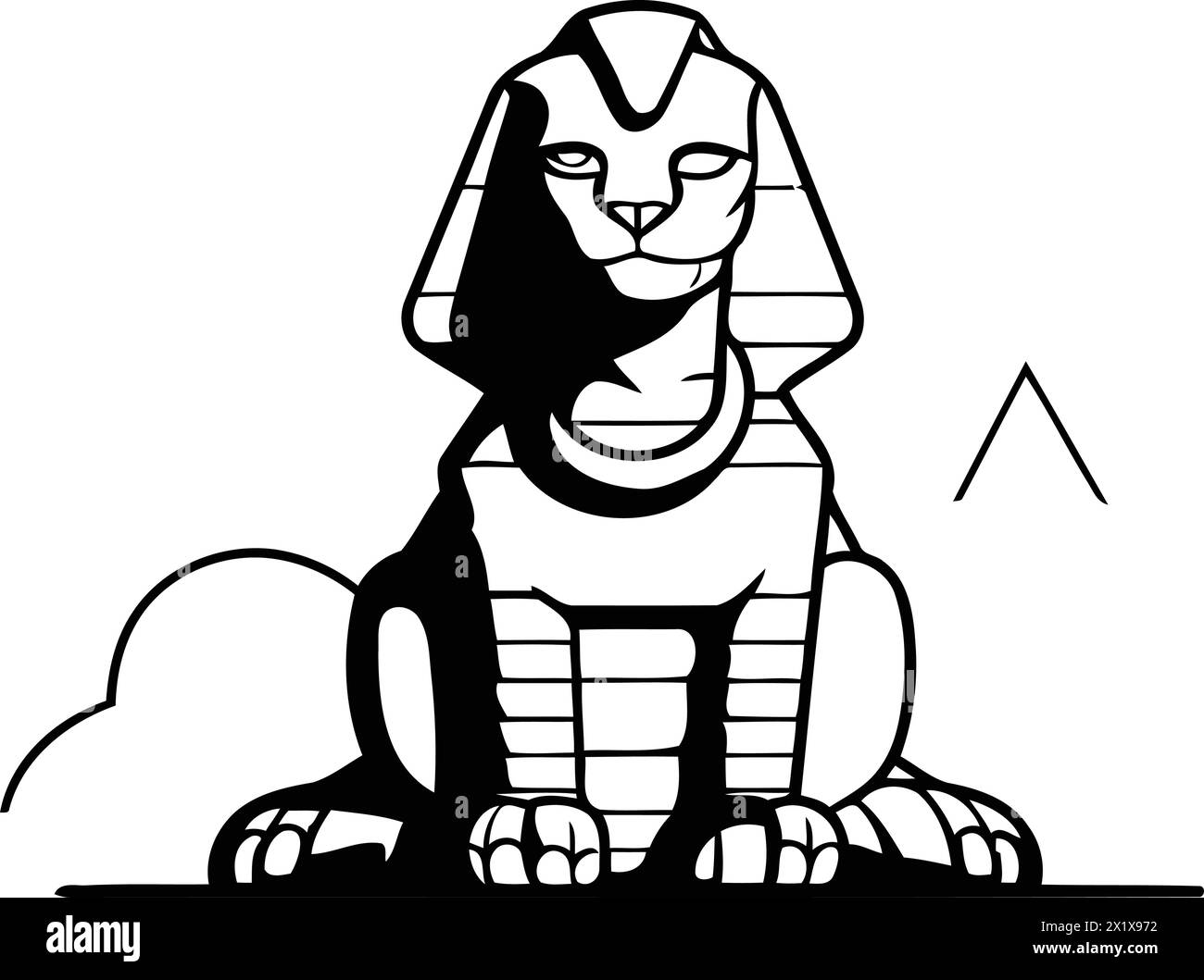 Sphinx symbol Black and White Stock Photos & Images - Alamy