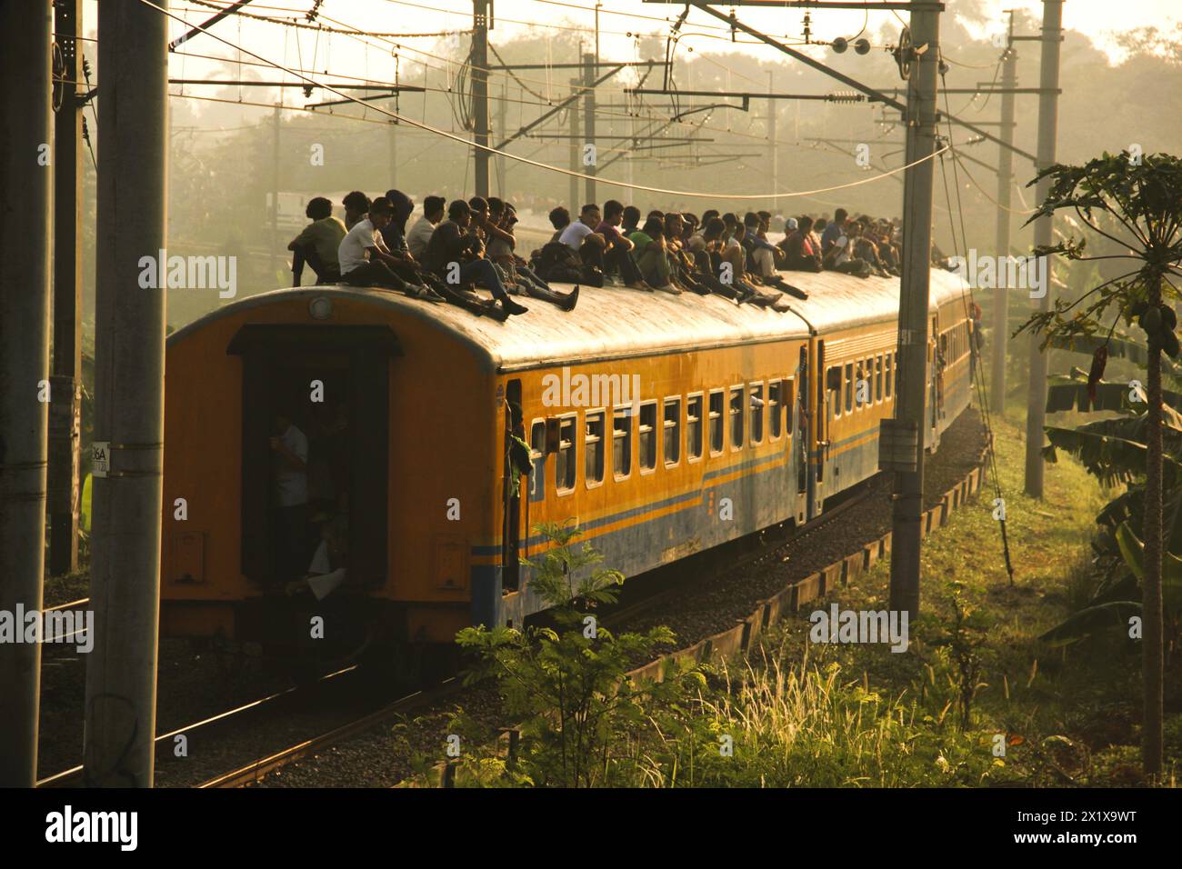 Train in indonesia hi-res stock photography and images - Alamy