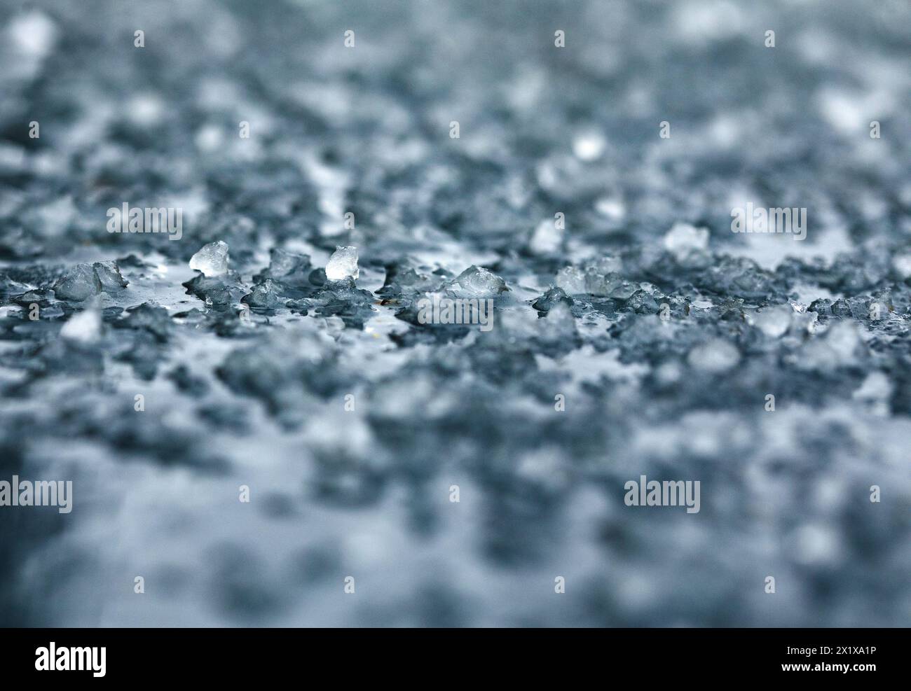 Hail on car body, various shades, full frame Stock Photo - Alamy