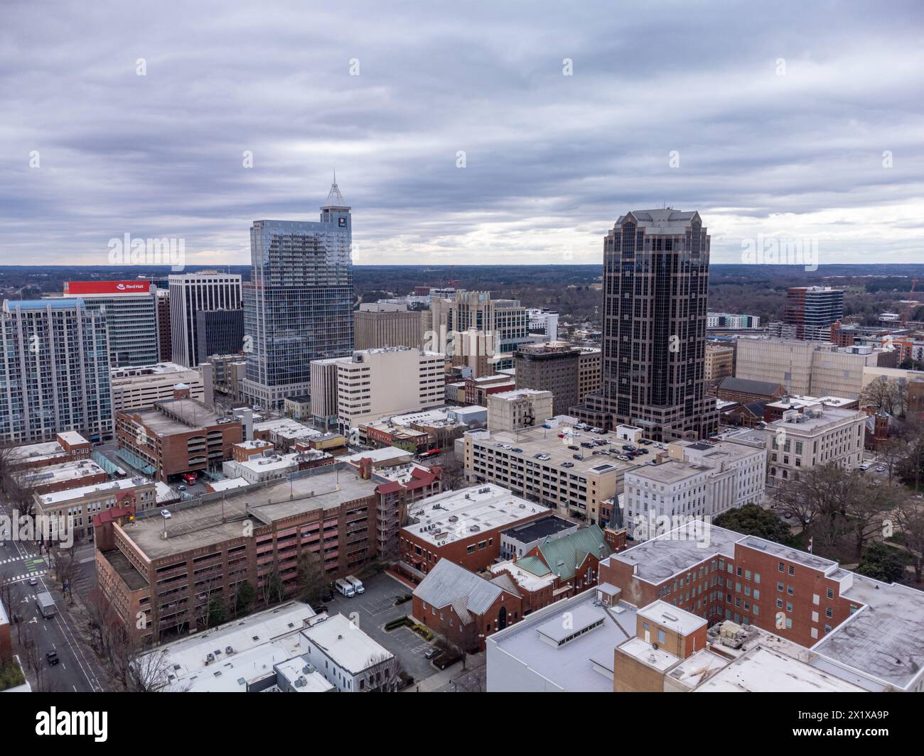 Downtown raleigh skyline hi-res stock photography and images - Alamy