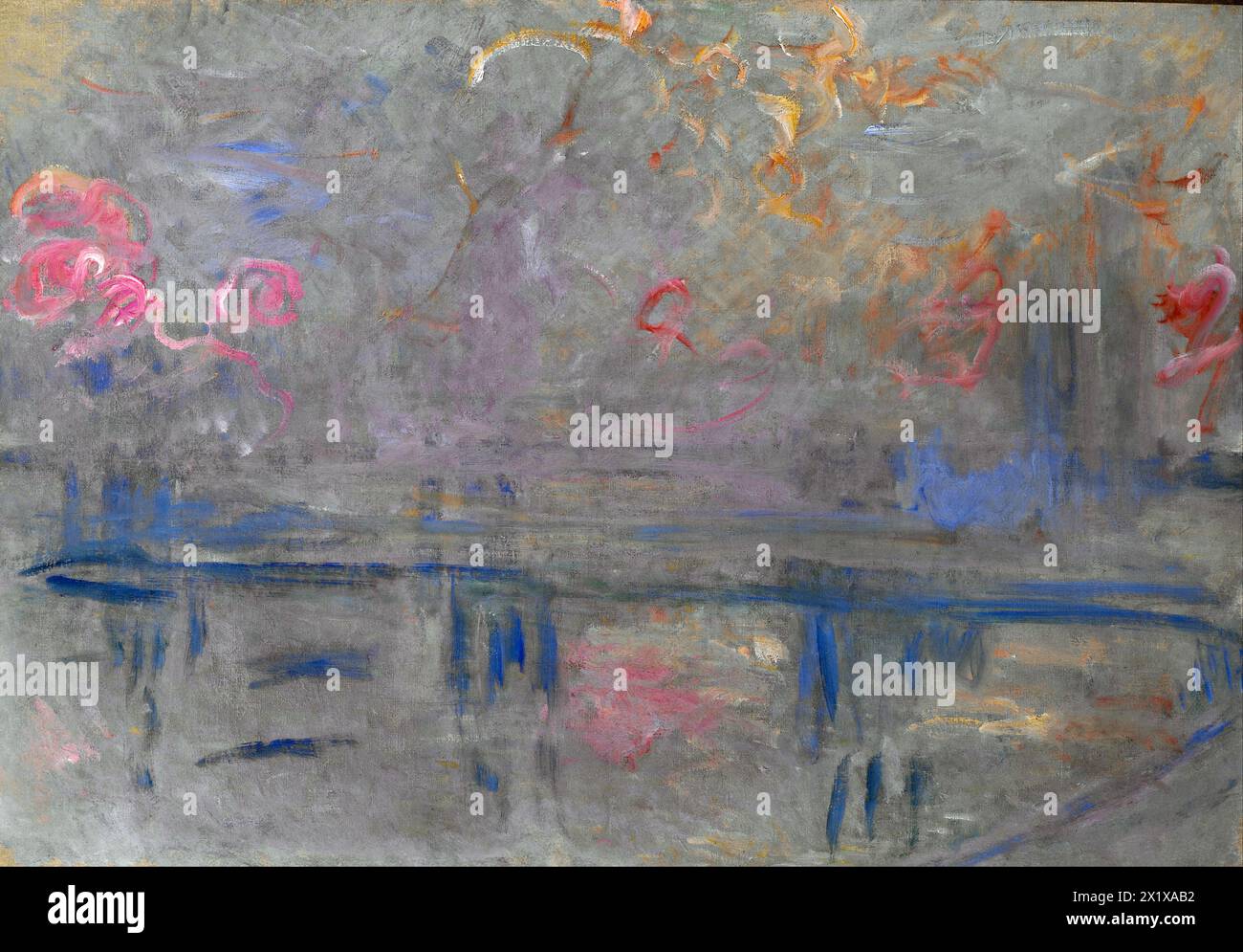 Charing Cross Bridge is a series of oil paintings by French artist ...