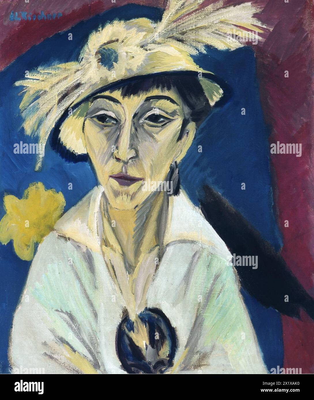 Portrait of Erna Schilling, also known as Sick Woman or Woman with an ...
