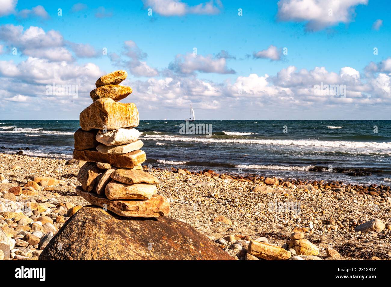 rock ward by the beach Stock Photo - Alamy