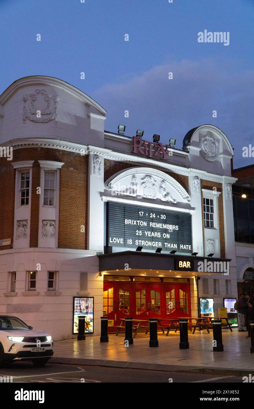 London, UK, 17 Aprill 2024: On the 25th anniversary of the Brixton nail ...