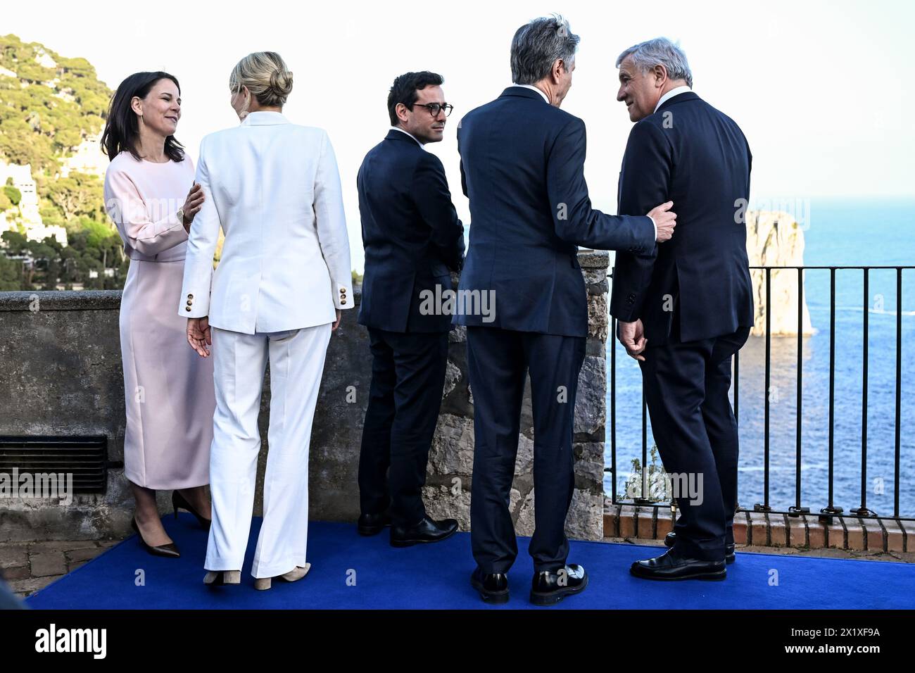 Capri, Italy. 18th Apr, 2024. US Secretary of State Antony Blinken ...