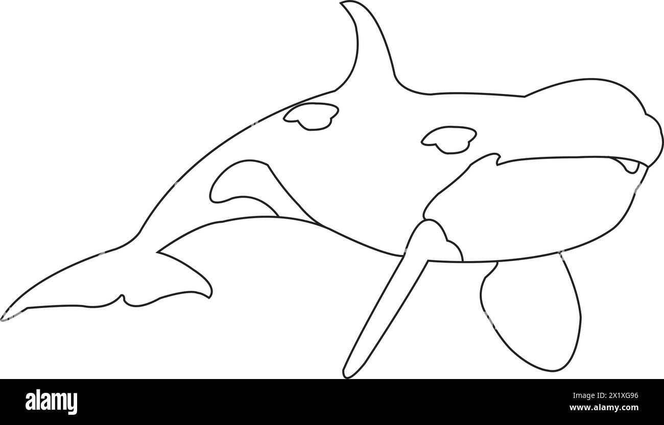 Whale icon vector illustration simple design Stock Vector Image & Art ...