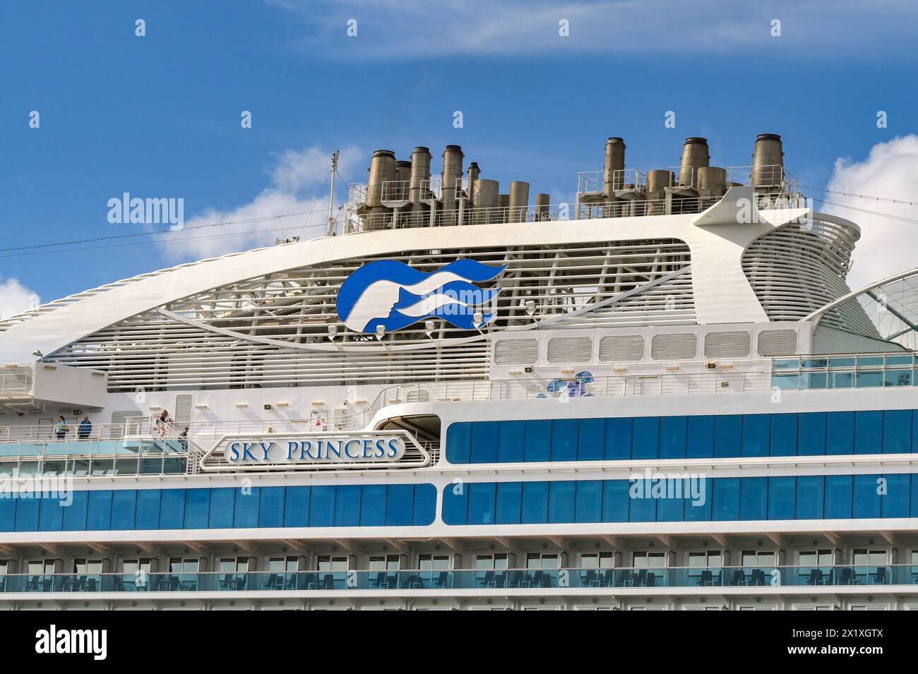 Fort Lauderdale, Florida, USA - 3 December 2023: Cruise ship Sky ...