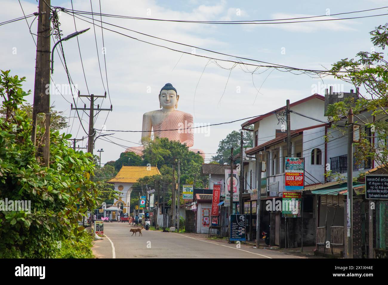 Aluthgama, Sri Lanka 07. 02. 2023 Huge - 48 m High - Sitting Buddha ...
