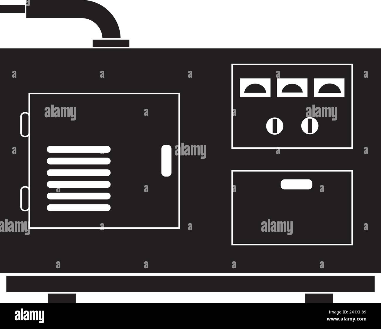 Electric Generator icon,vector illustration design Stock Vector Image ...