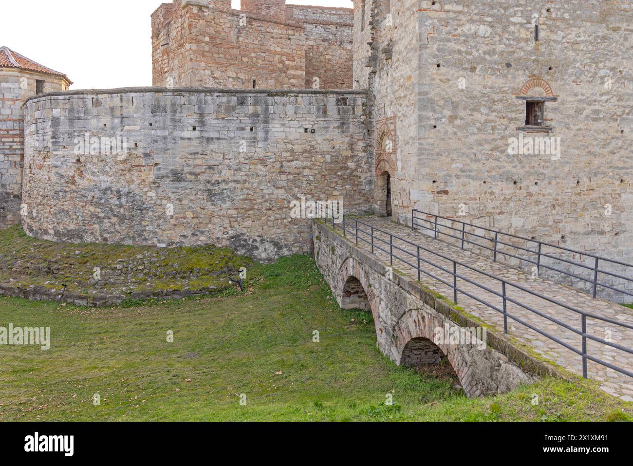 Vidin, Bulgaria - March 16, 2024: Bridge Entrance to Bridge Baba Vida ...