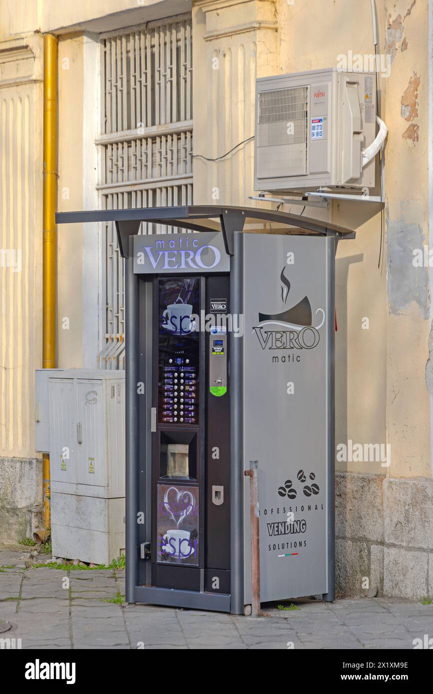 Vidin, Bulgaria - March 16, 2024: Automated Italian Espresso Coffee ...