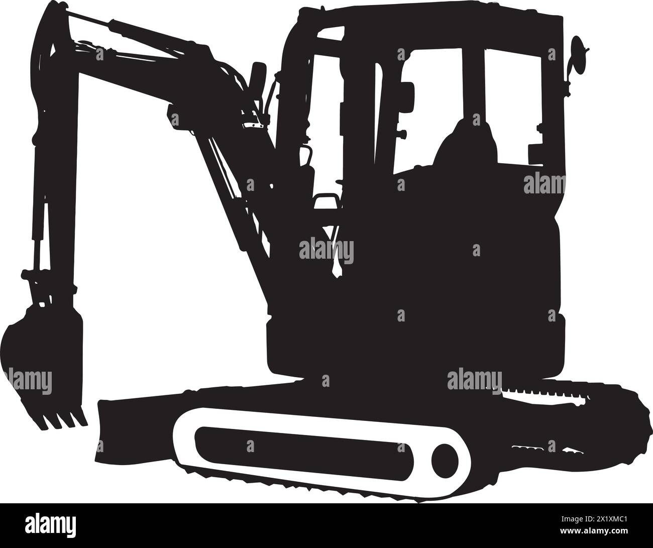 Excavator icon vector illustration simple design Stock Vector Image ...