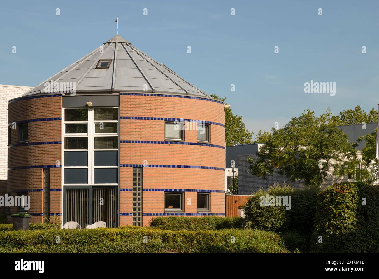 Round house in the Kattenbroek residential area in the city of ...