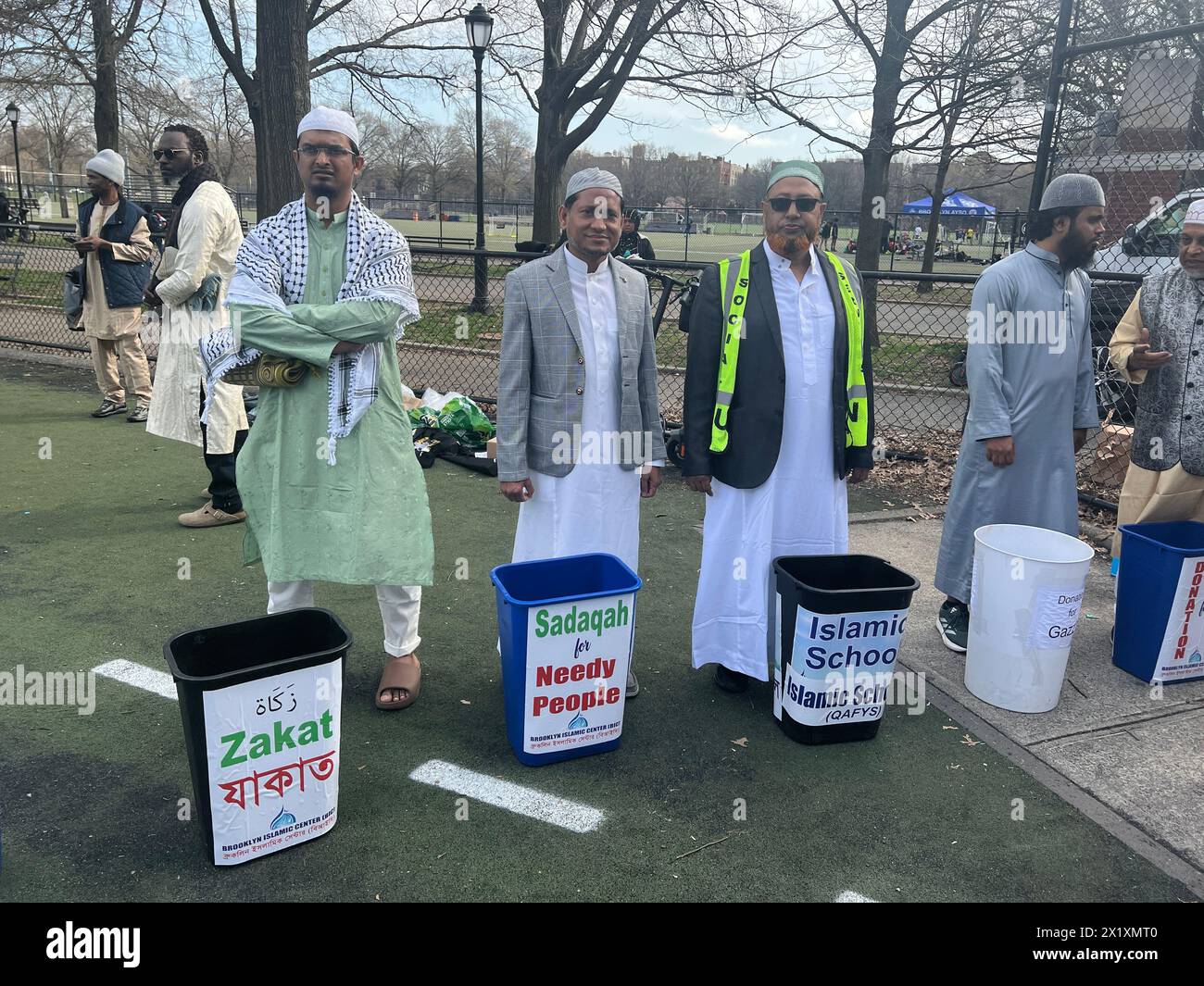 Muslims come together for Prayer at the Parade Grounds by Prospect Park ...